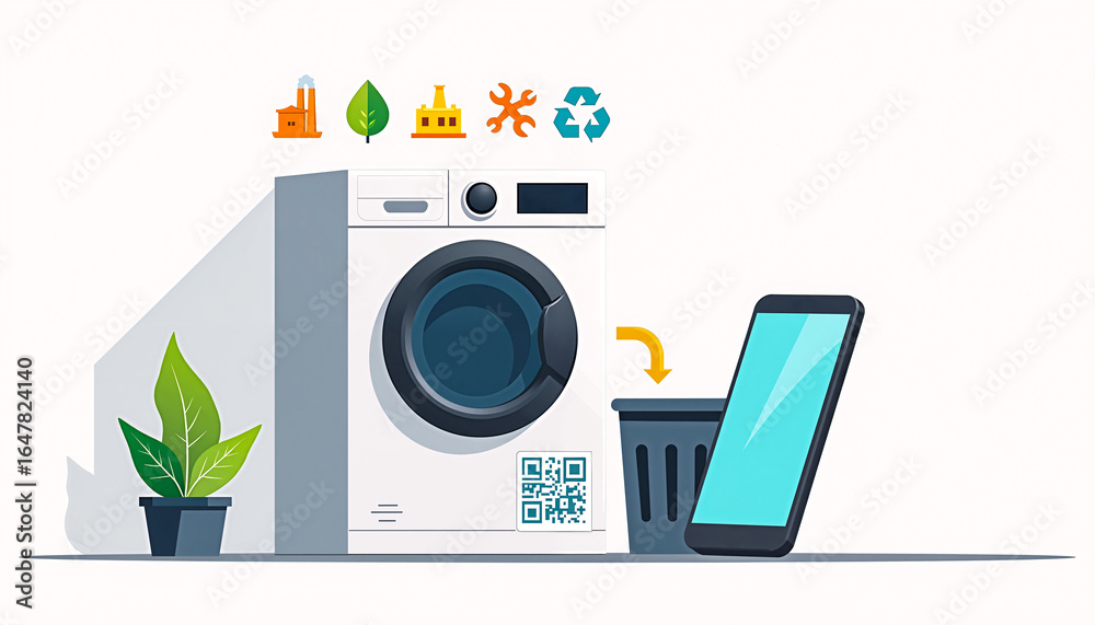 Digital Product Passport (DPP) for Washing Machine – QR Code Scan ...