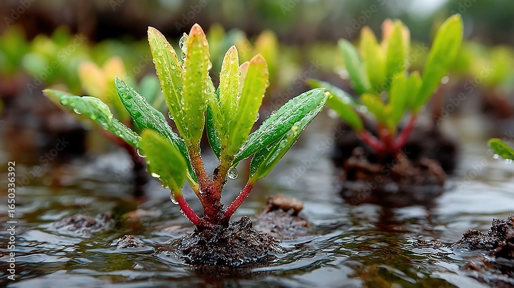 Mangrove microfragmentation accelerates growth of young mangrove plants ...
