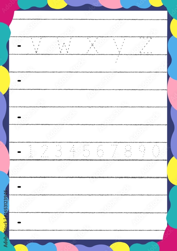 Learning letter v-z worksheet for kids. Fun and educational activity ...