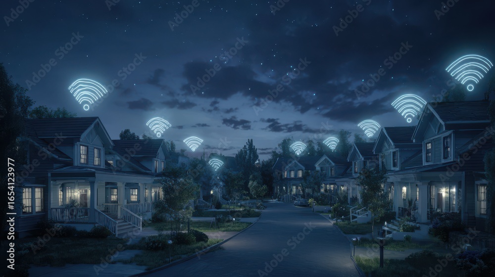 High definition photo of high definition photo of homes with Wi-Fi ...
