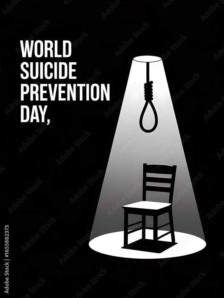 World Suicide Prevention Day A Stark Visual Reminder with Chair and ...