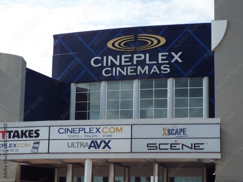 Foto stock di Ottawa, ON, Canada, June 10, 2025: The movie theater ...