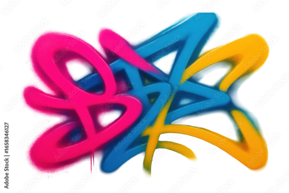 Graffiti tag texture with spray paint effect. Stock Photo | Adobe Stock