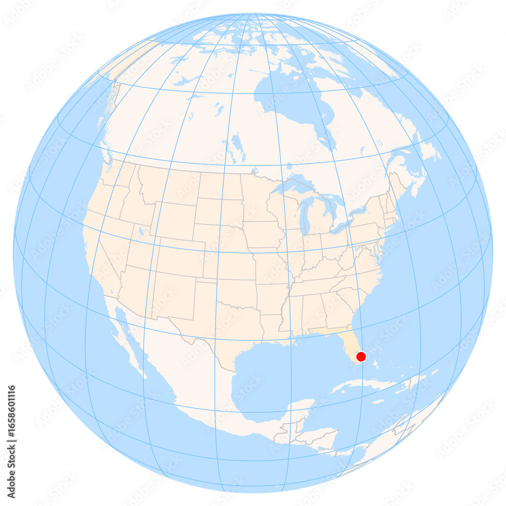 Location Map of Tamarac (Florida) in the United States Stock ...