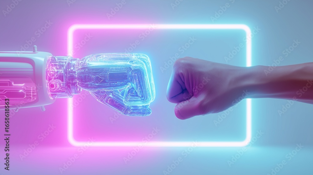 An autonomous AI agent and a human handshake using agentic autonomy to ...