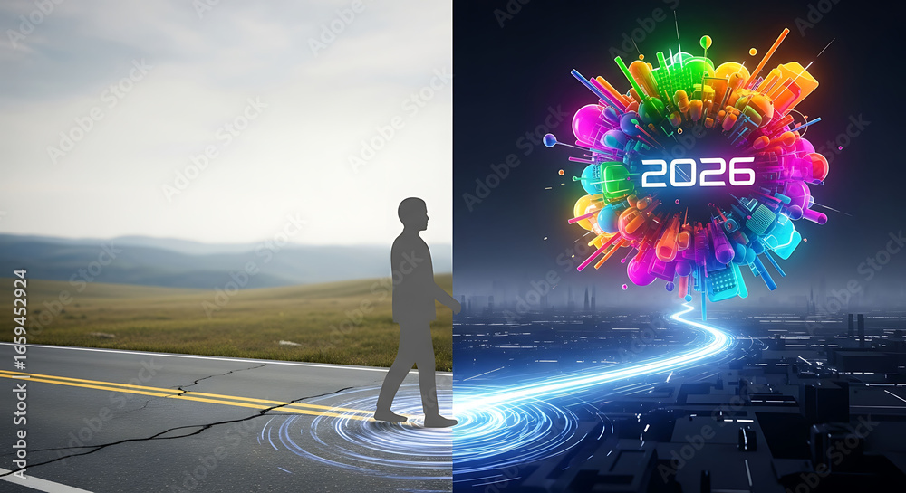 Visionary journey towards a bright and innovative future in 2026 trend ...