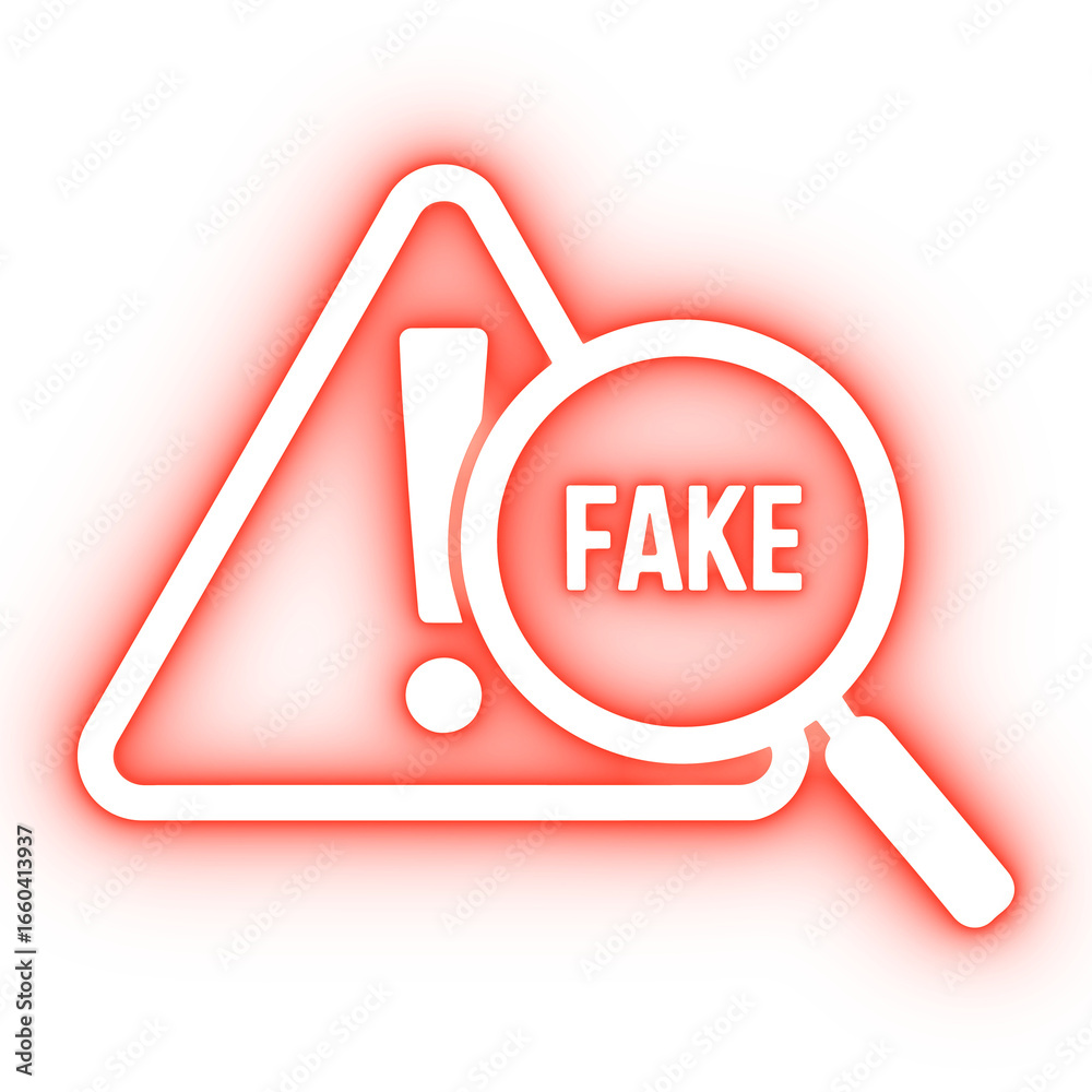 Fraud Detection Symbol with Magnifier Glass and Exclamation Mark ...