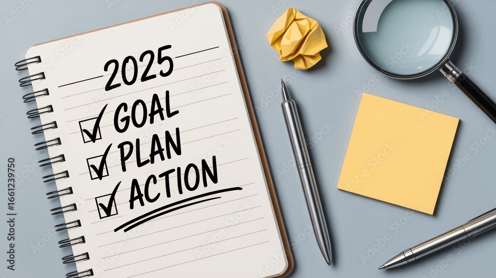 Achieve 2025 goals with clear plan and decisive action steps Stock ...
