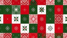 Christmas Holiday Quilt Background Free Stock Photo - Public Domain ...
