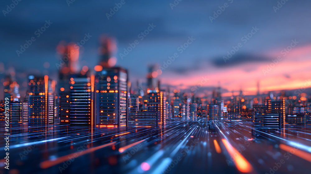 Edge cloud computing innovation data center environment 3d ...