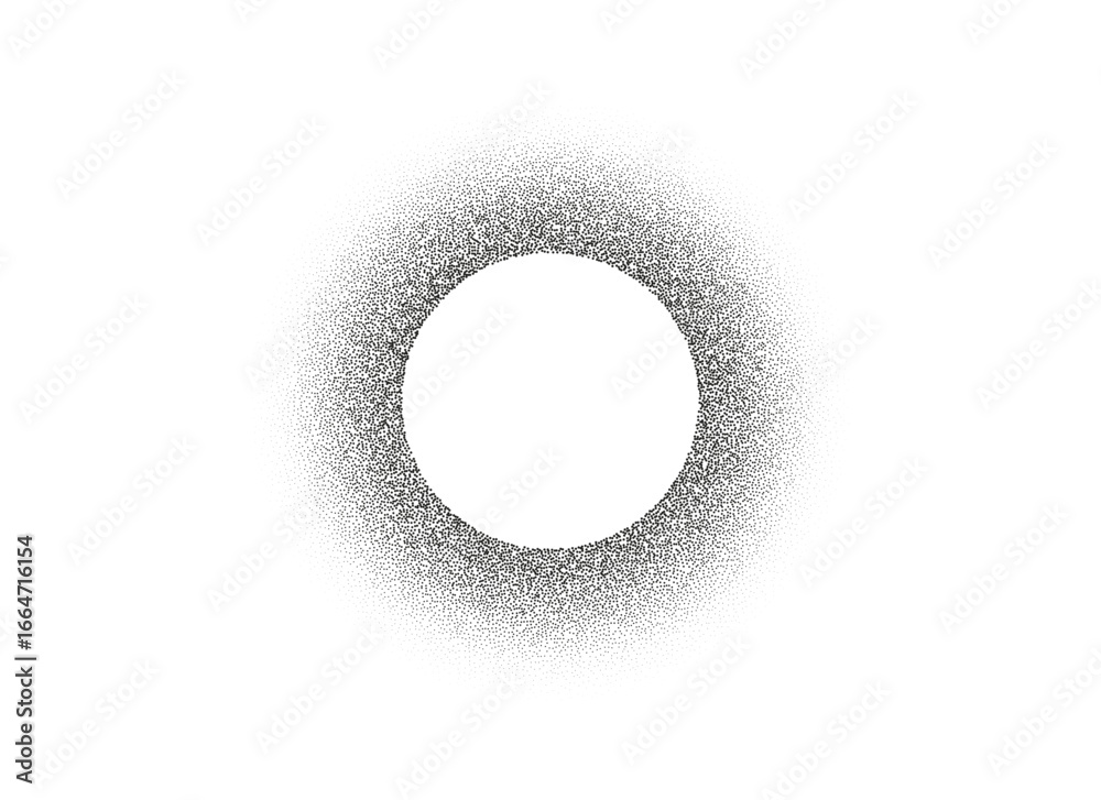Spray noise gradient. Dot dissolve effect. Abstract dotwork. Vector ...