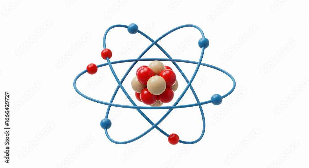 Atomic Structure: Science, Physics, Chemistry, Education, 3D Model ...