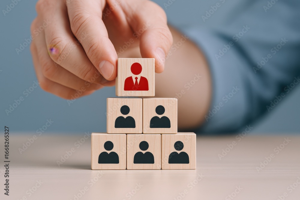 Building a Business Hierarchy with Wooden Blocks: Management ...