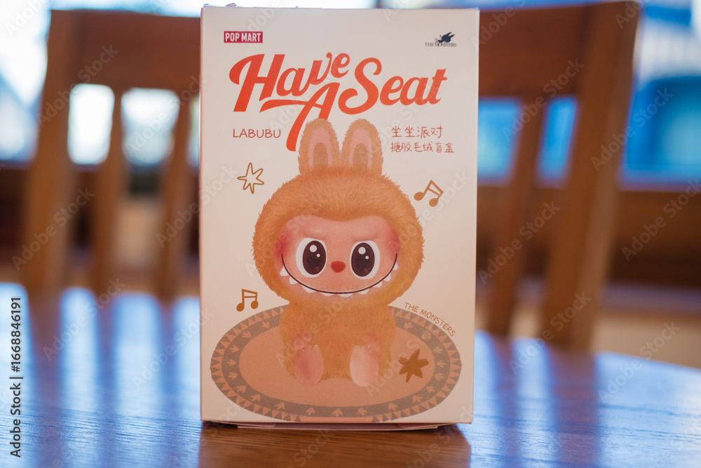 Stock-Foto „Tallinn, Estonia - Aug 26, 2025: Labubu figurine. Blind box ...