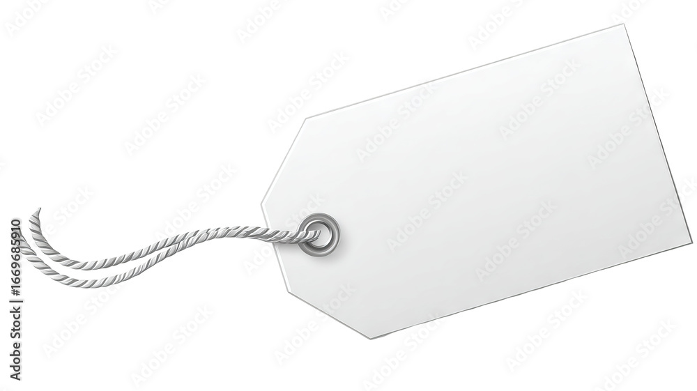 Square-shaped price tag paper label — high-resolution isolated PNG ...