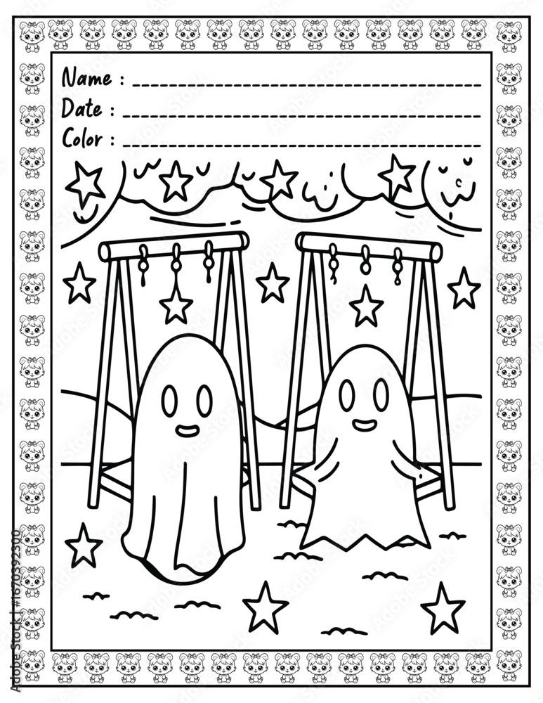 Image vectorielle Stock Bold and Easy Cute Very Demure Very Spooky ...