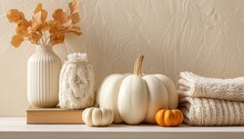 Cozy Autumn Shelf Decor Free Stock Photo - Public Domain Pictures