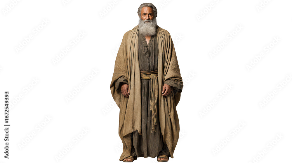 Abraham standing full body, isolated PNG with transparent background ...