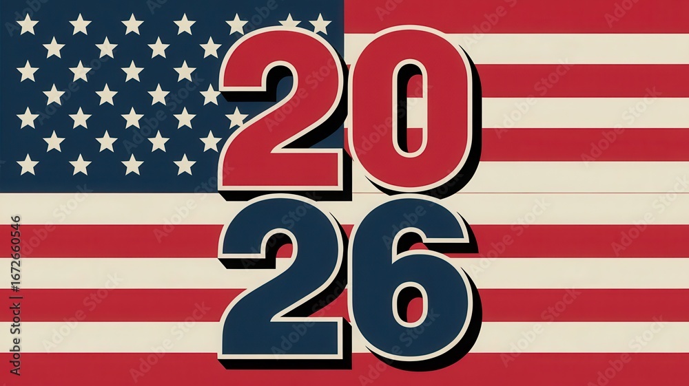 Celebrate America's 250th birthday in 2026 with this bold patriotic ...