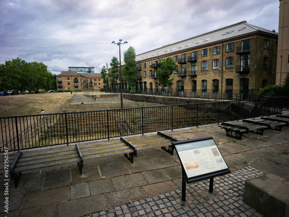 Milwall, London, England, United Kingdom, 16th July 2025, remains of ...