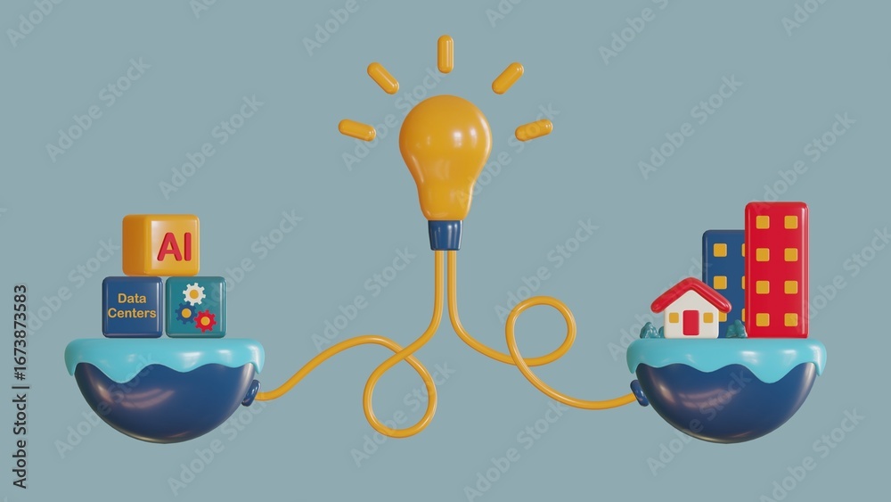 Electricity demand between Human and AI, The comparison of Energy ...