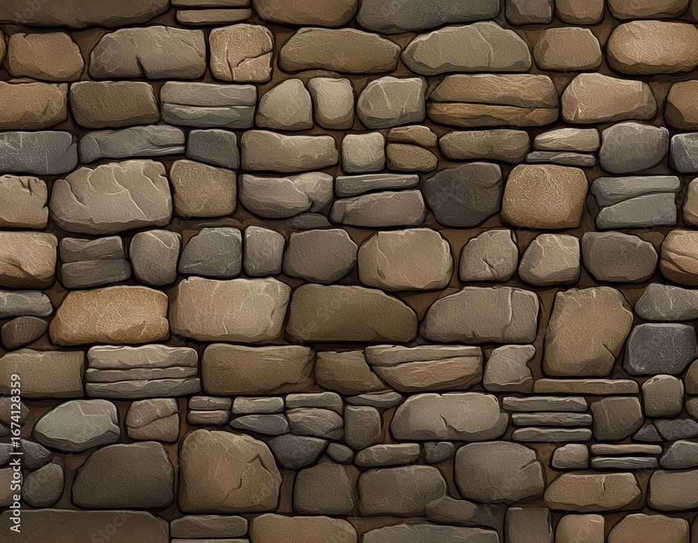 seamless castle stone wall texture for graphic design and object ...