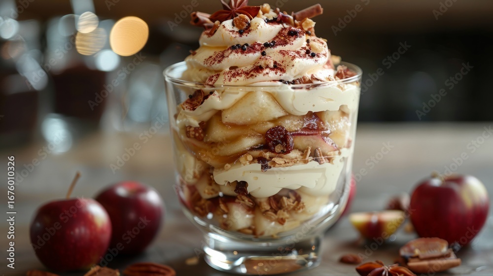 This dessert combines the natural sweetness and tartness of the apples ...