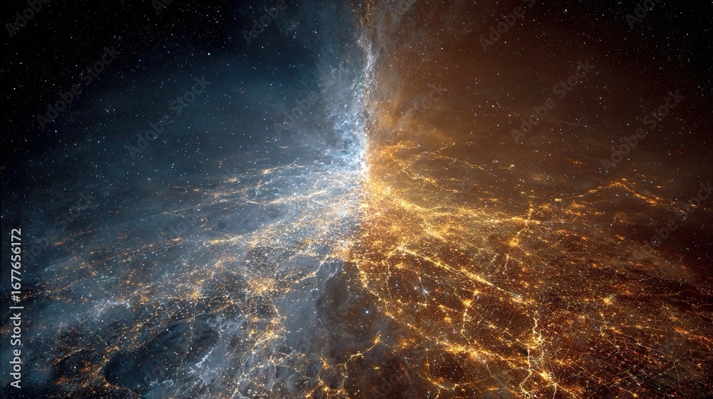 Light pollution from cities obscuring stars and disrupting ecosystems ...