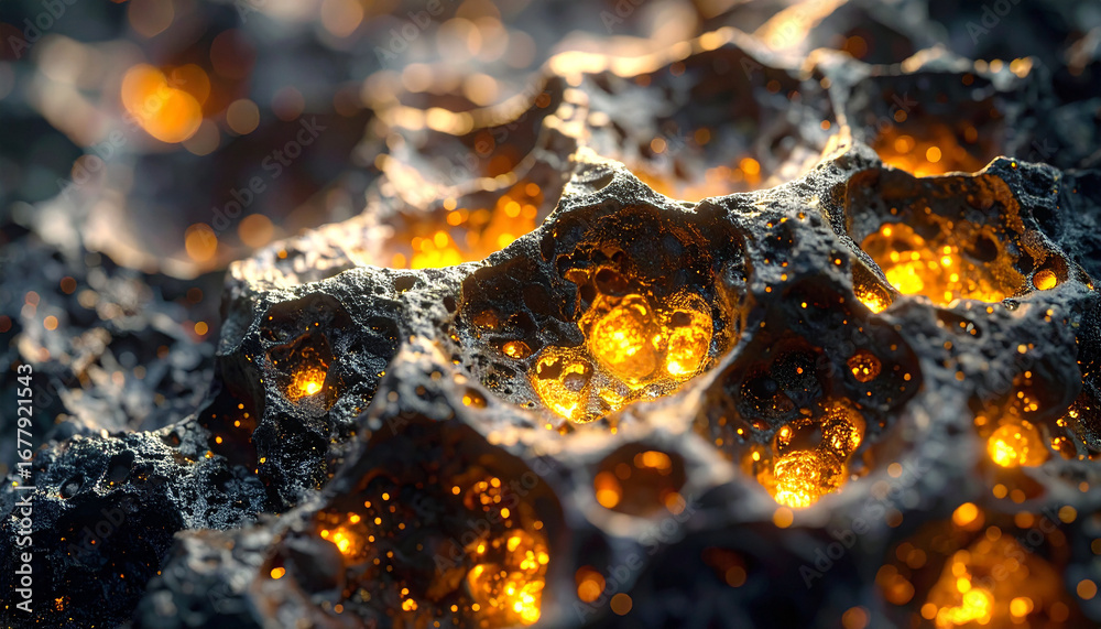 Molten texture: An intricate interplay of light and texture reveals the ...