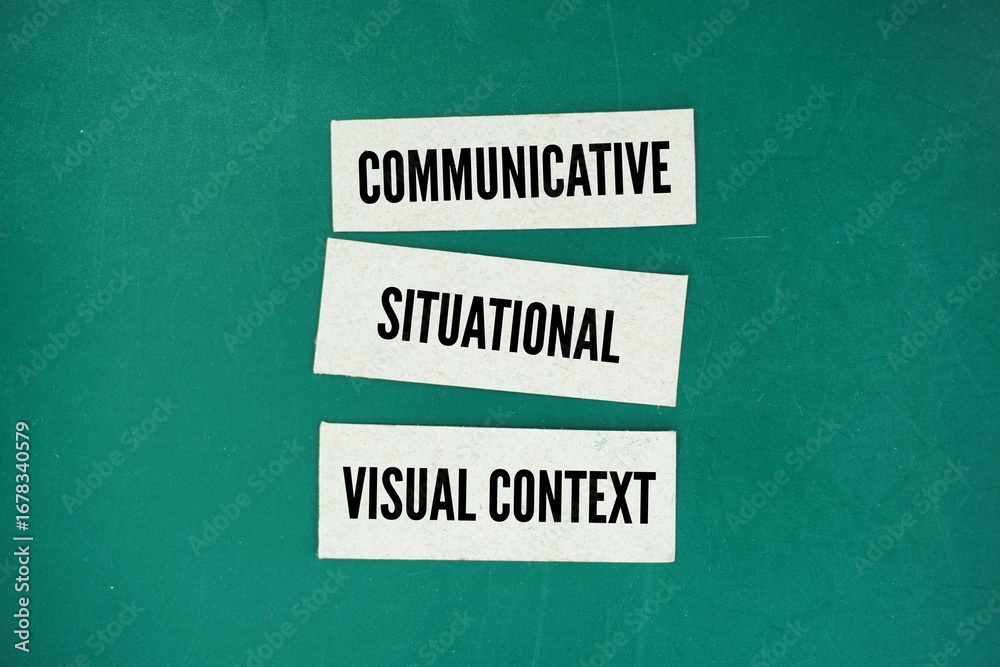 Photo Stock Three different approaches categorize context: the first ...