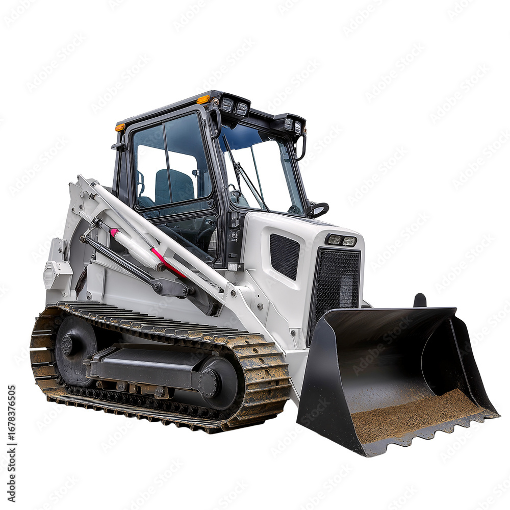 Stock-Foto „Industrial Earthmover: A modern earthmover, built for heavy ...
