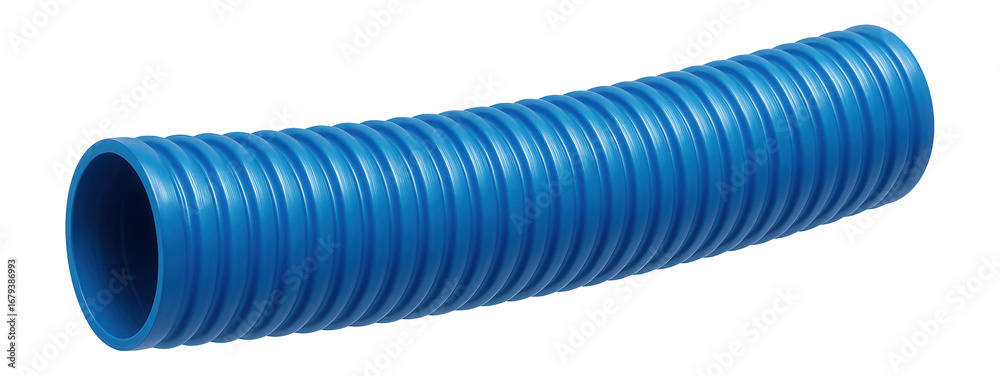 Flexible PVC pipe with ribbed surface Stock Photo | Adobe Stock