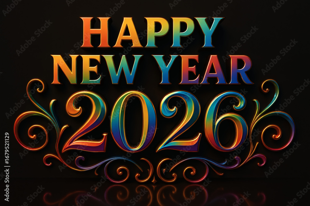 Foto de Stock 2026 | New Year 2026 | 3d 2026 | New Year greetings 2026 ...