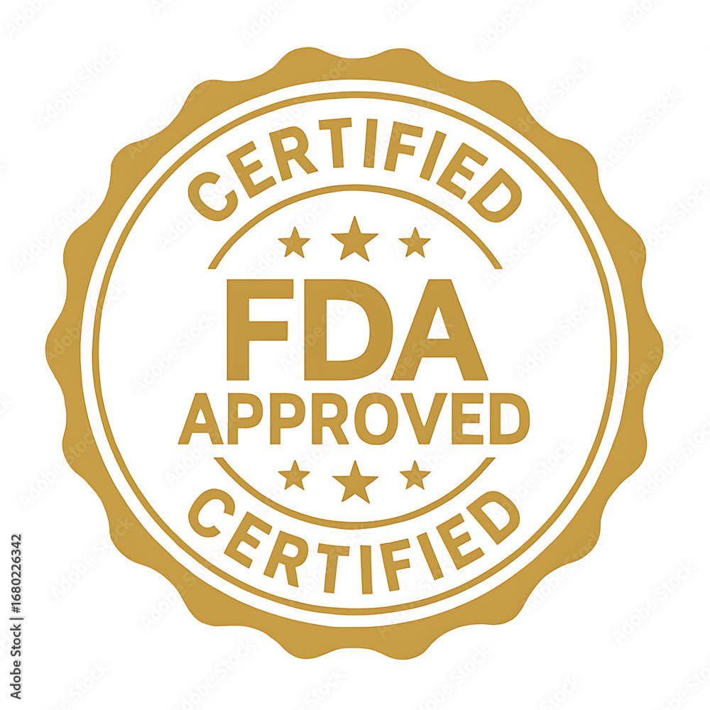 FDA Approved Food and Drug Administration icon, symbol, label, badge ...