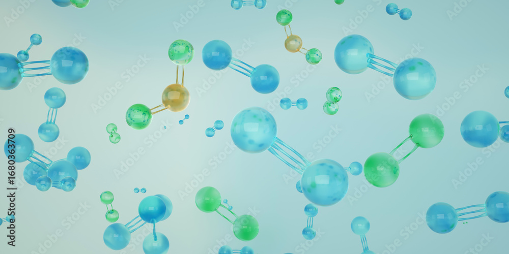 Chemical formula and molecular model of air, diatomic nitrogen, N2 ...