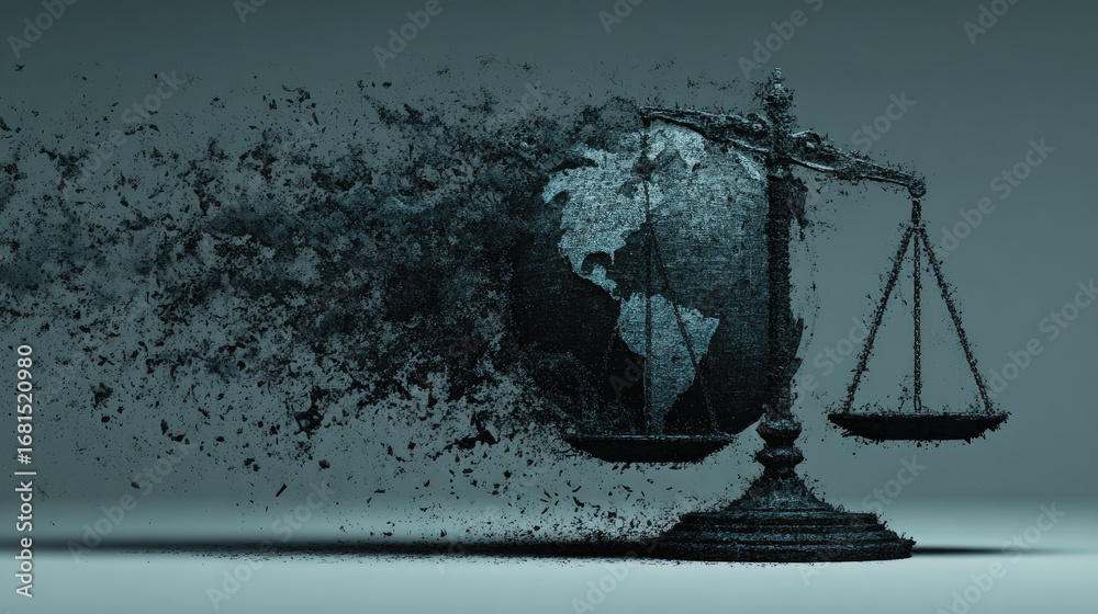 Stock-Illustration „Image depicts symbolic representation of justice ...