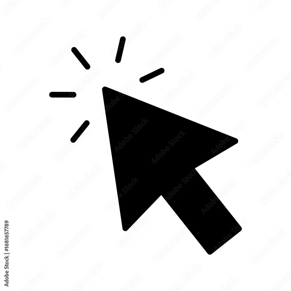 Стоковий вектор Computer mouse click cursor. Load symbol. Pointer ...