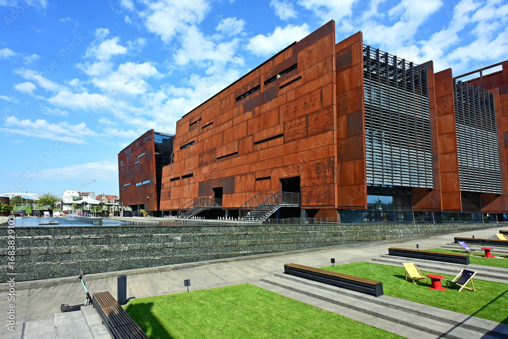 Gdańsk, Poland, Europe : European Solidarity Centre, museum and library ...