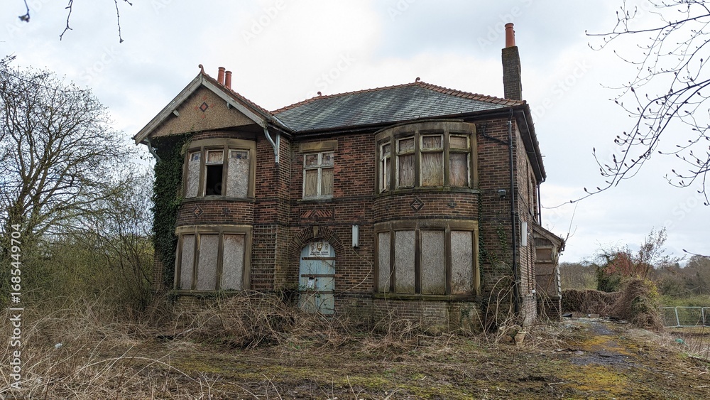 Derelict fake 'Haunted Murder House' Heskin, Chorley, Lancashire ...