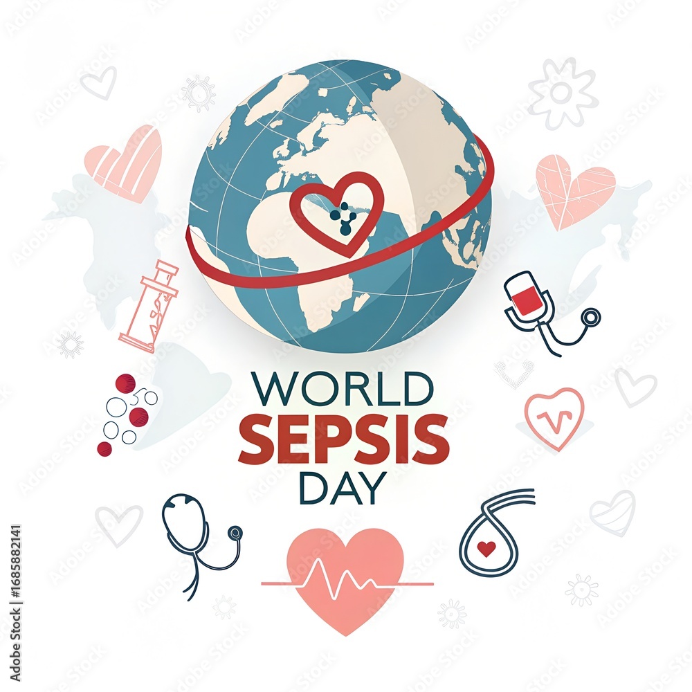 Stock-Illustration „World Sepsis Day Awareness, World Sepsis Day ...