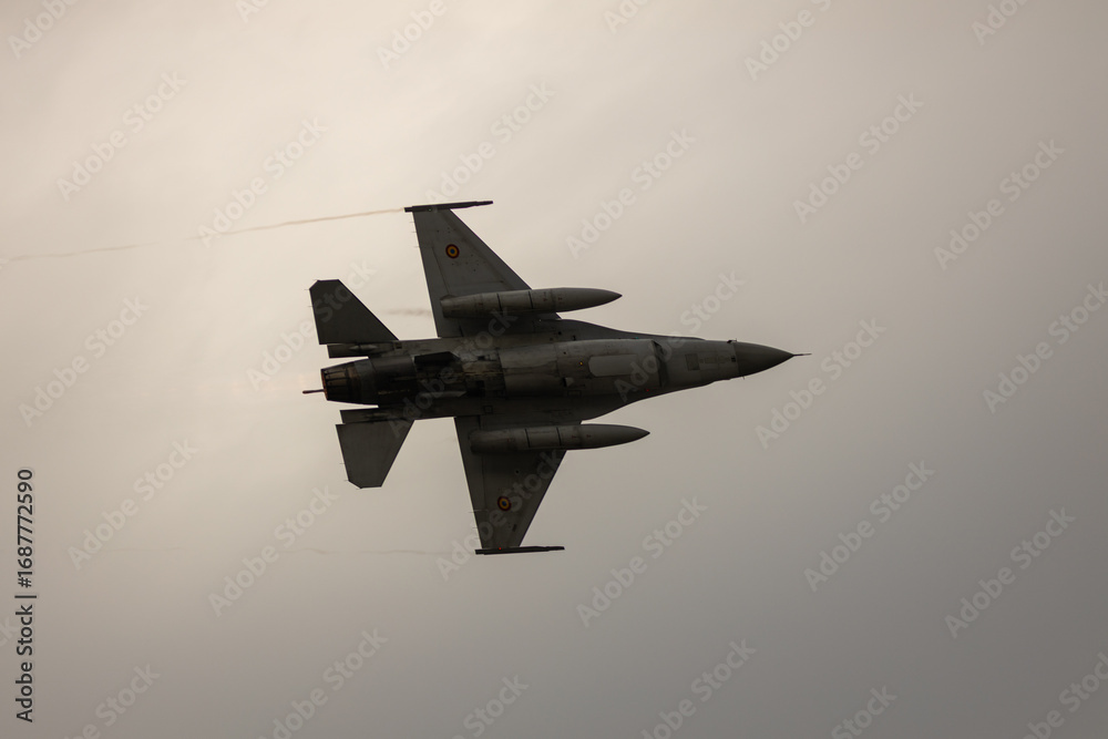 Stock-Foto „Bucharest, Romania - August 29, 2025: F16 Fighting Jets ...