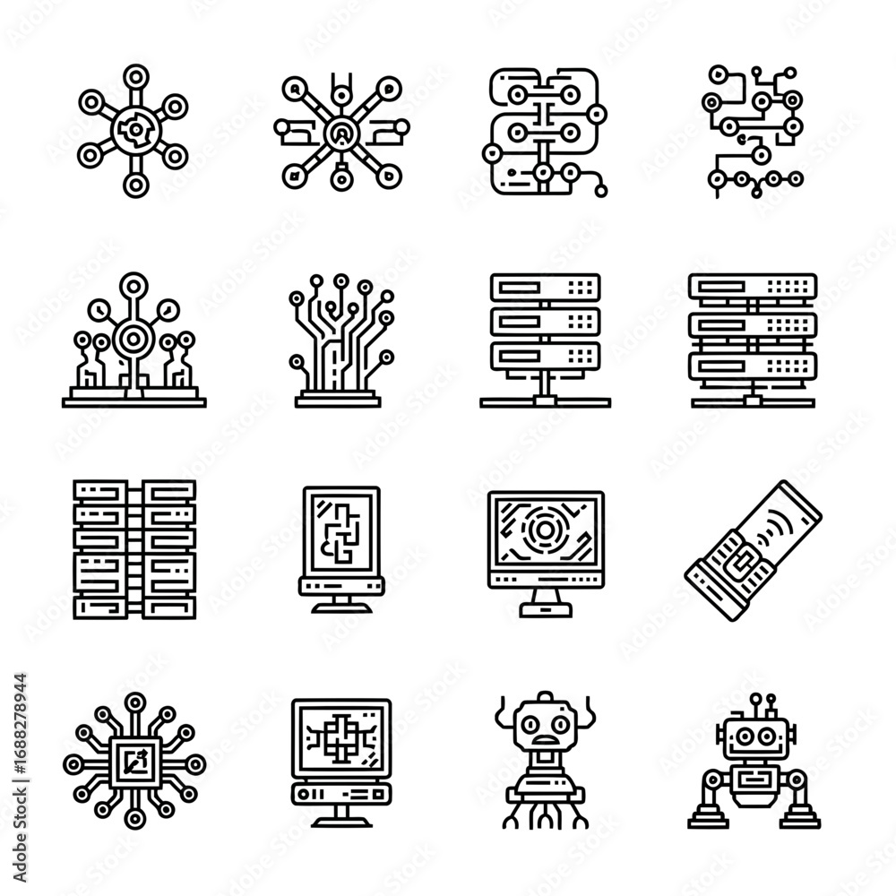 Seamlessly integrate high-tech visuals into your work. This modular ...