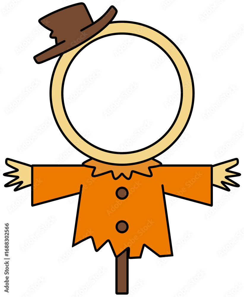 cute cartoon scarecrow autumn fall halloween bulletin board ideas ...