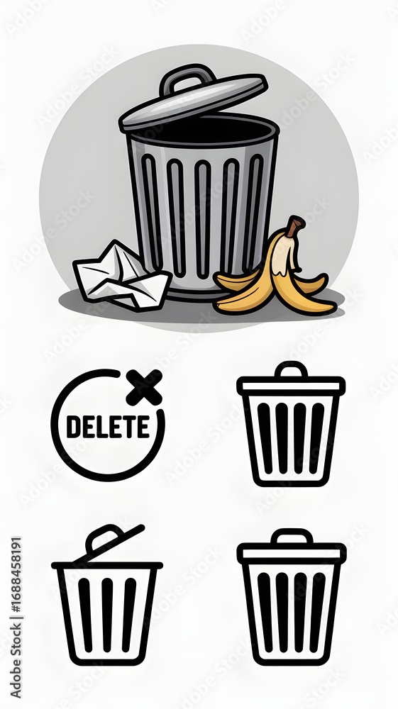 Discard unwanted items and delete data with these versatile trash bin ...