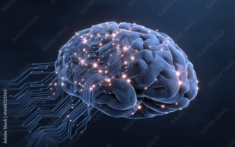 LLM Large Language Models. Modern digital illustration featuring the ...