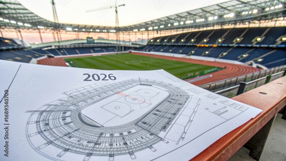 Stadium Blueprint 2026: Architectural Design - Detailed stadium ...