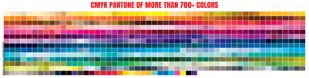 Color Swatch Book Template Chart. Color Palette Book. Fabric Color ...