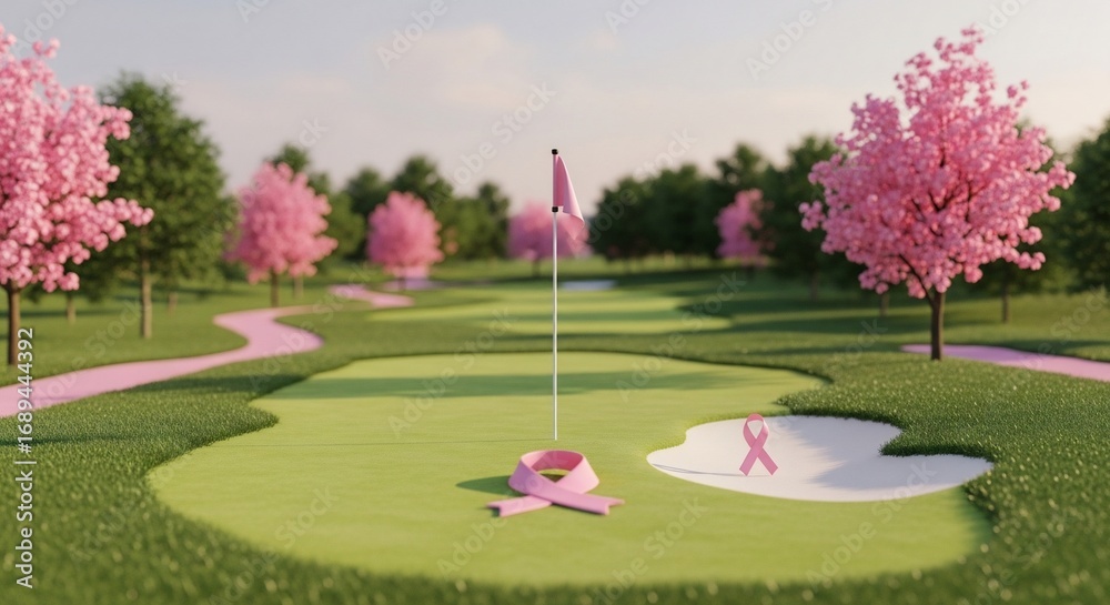 Pink Ribbon Golf Course: A Symbol of Hope and Awareness on the Green ...