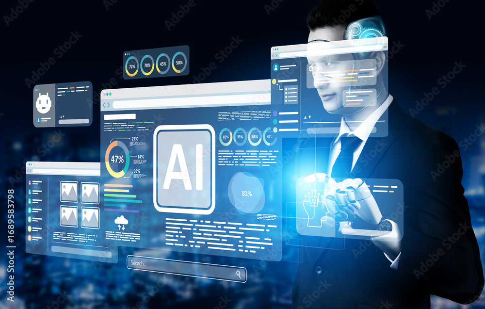 AI Assistant Brain Processor with LLM Technology, Big Data, Machine Learning, Generative AI for ...