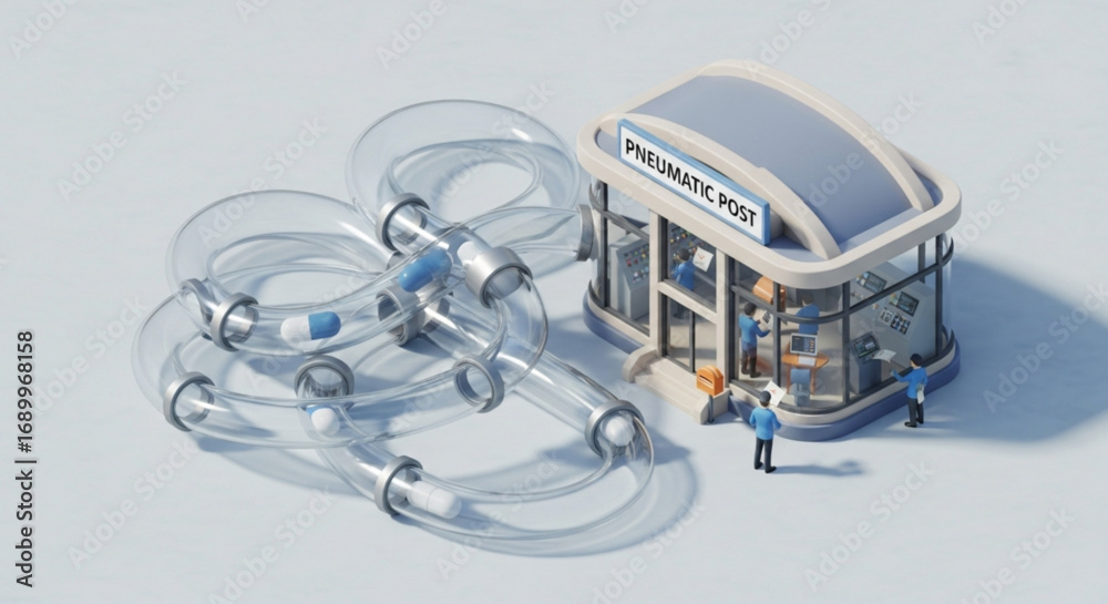 Explore pneumatic post system: a modern delivery network for fast and ...